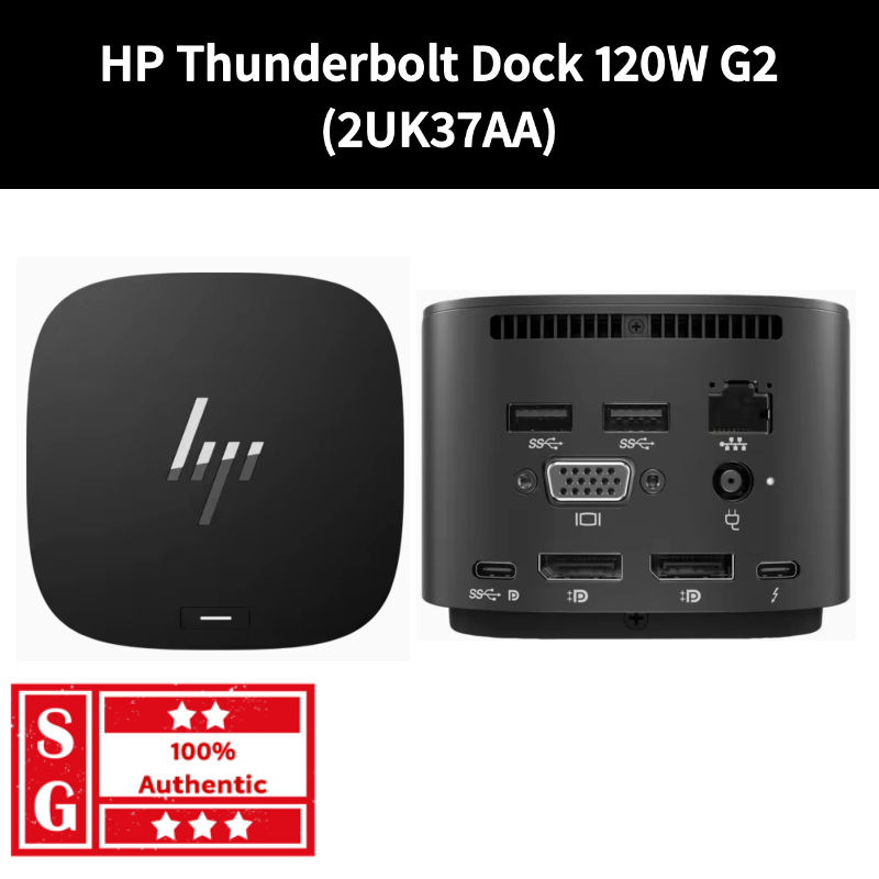 HP Thunderbolt Dock 120W G2 2UK37AA HP Thunderbolt Docking Station HP ...