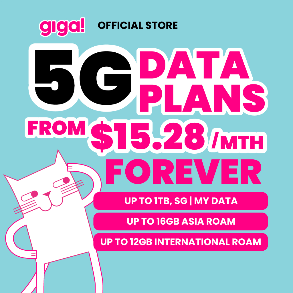 giga! 5G Monthly Mobile Plans. $15.28 - $28 (Instant Delivery) | Shopee ...