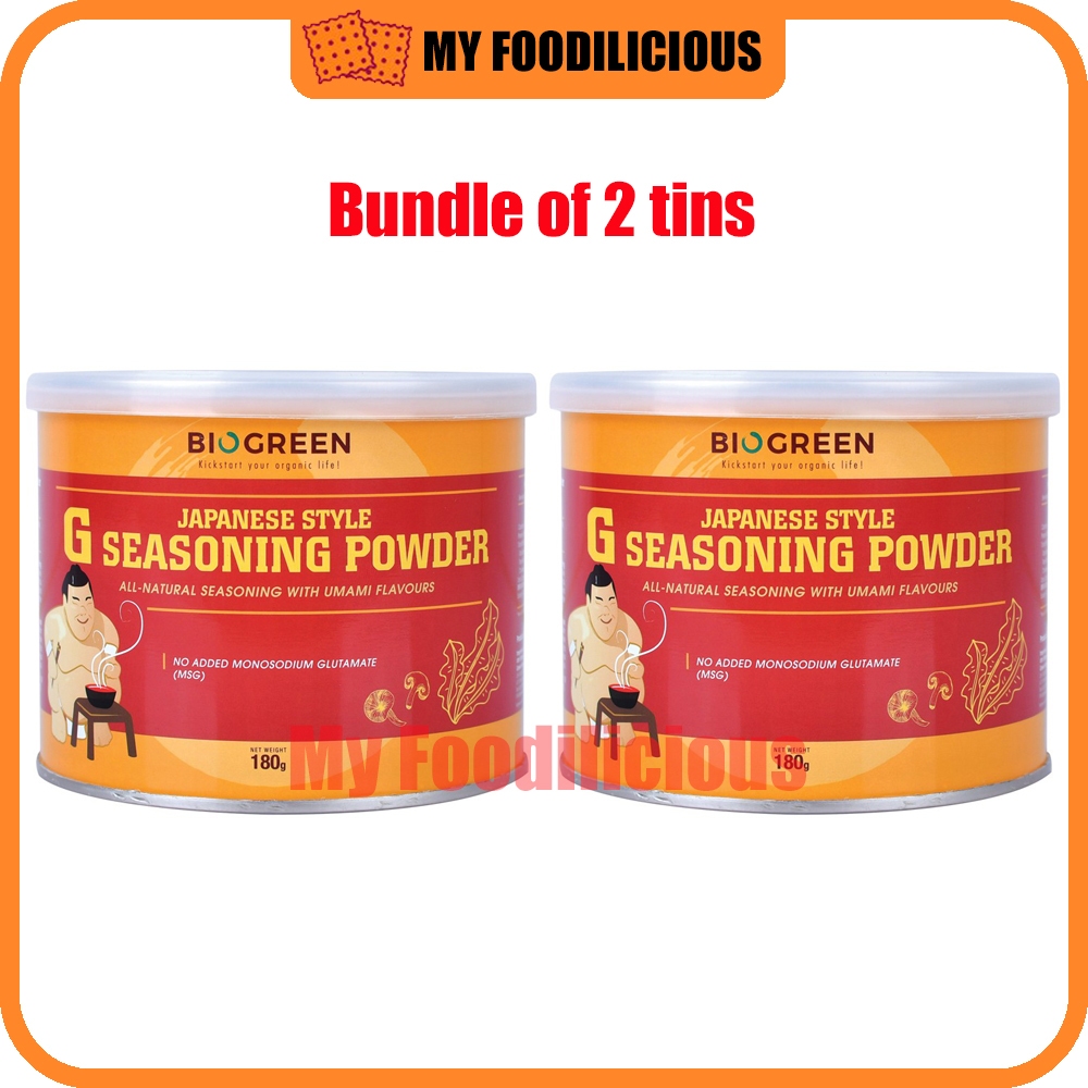 Biogreen Japanese Style G Seasoning Powder 180g NO MSG | Shopee Singapore