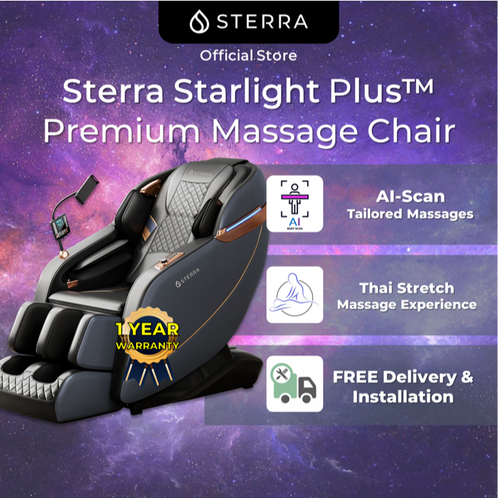 Sterra Starlight Plus™ Premium Massage Chair Shopee Singapore