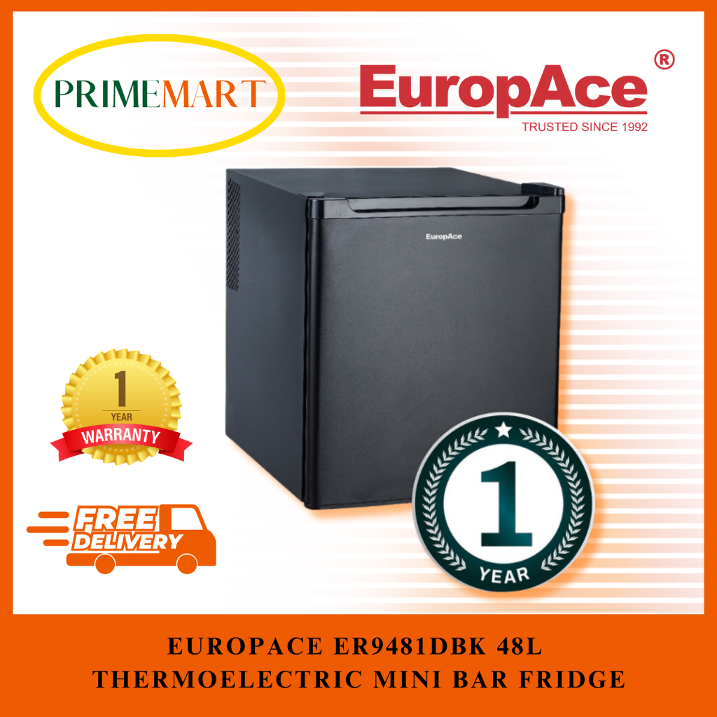 EUROPACE ER9481DBK 48L BAR FRIDGE + 1 YEAR WARRANTY | Shopee Singapore