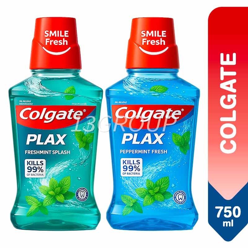 Colgate Plax Mouthwash Freshmint / Peppermint, 750ml | Shopee Singapore