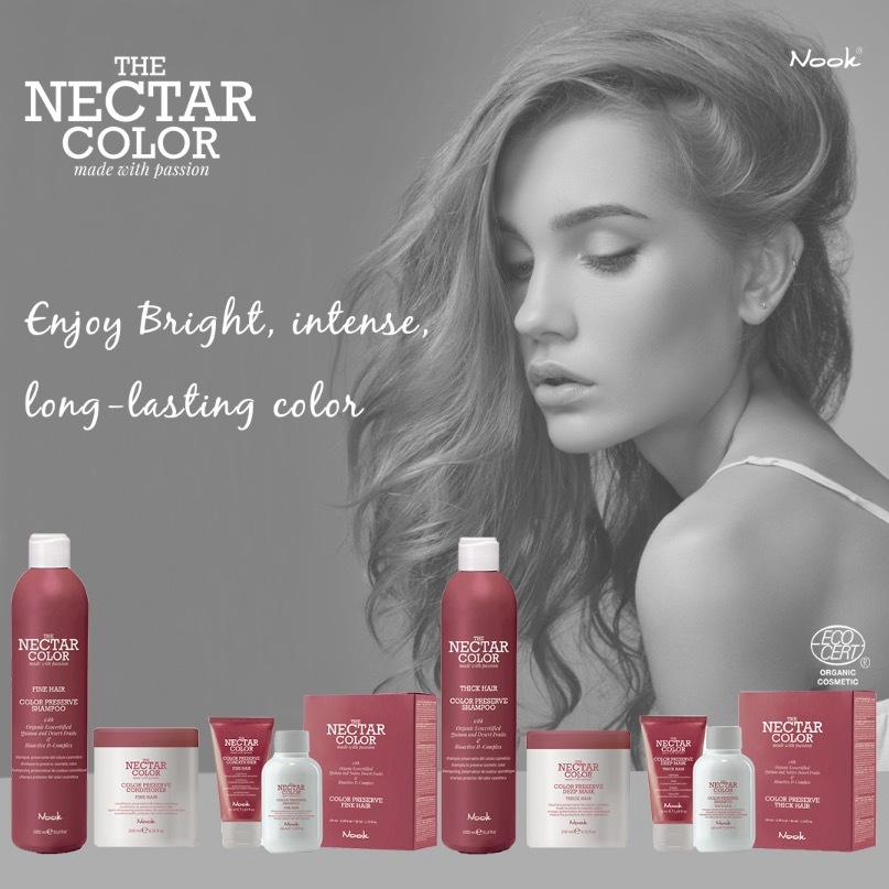 Nook Nectar Color Preserve Shampoo Conditioner Mask Fine / Thick Hair ...