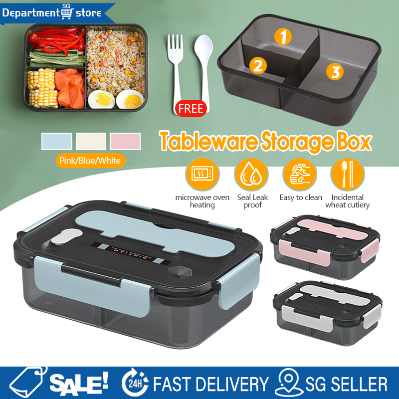 [SG seller] Lunch Box Bento Lunch Bag Microwave Safe Freeze Safe Leak ...