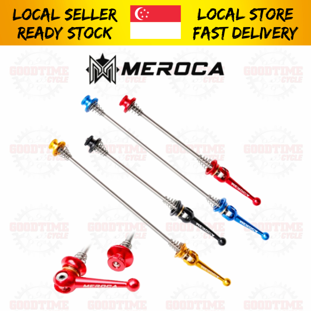 MEROCA Titanium Quick Release Skewer Ultralight QR Axle Hub Axis MTB ...