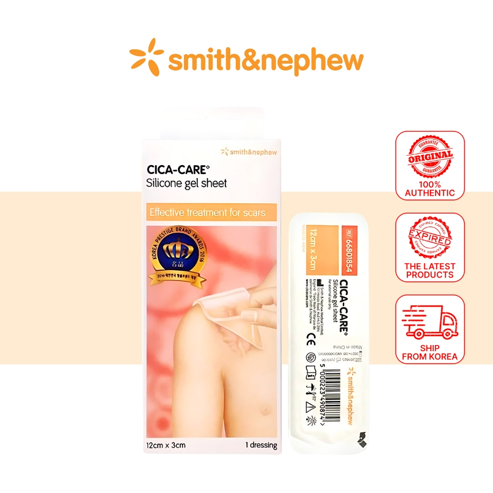 Smith & Nephew Cica Care Silicone Gel Sheet 12 x 3cm effective ...