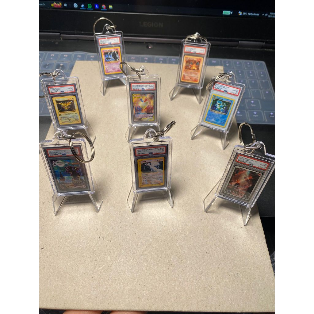 Pokemon KEYCHAIN handmade gift umbreon,lugia,charmander,zapdos ...
