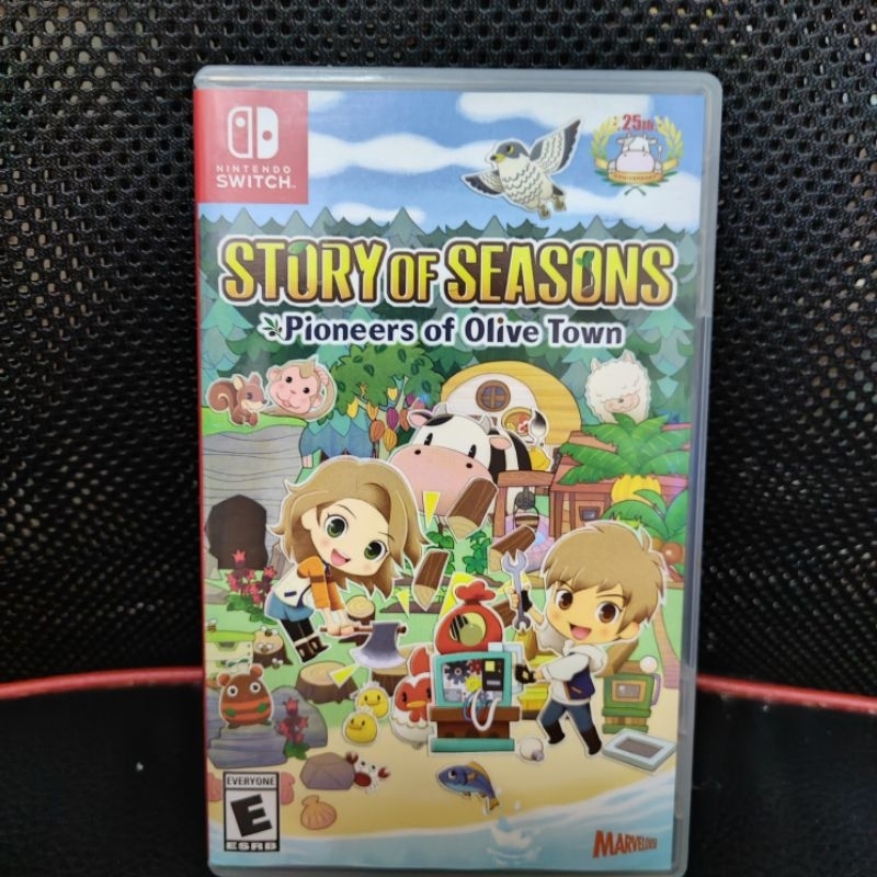 story of seasons pioneers of olive town switch used game | Shopee Singapore