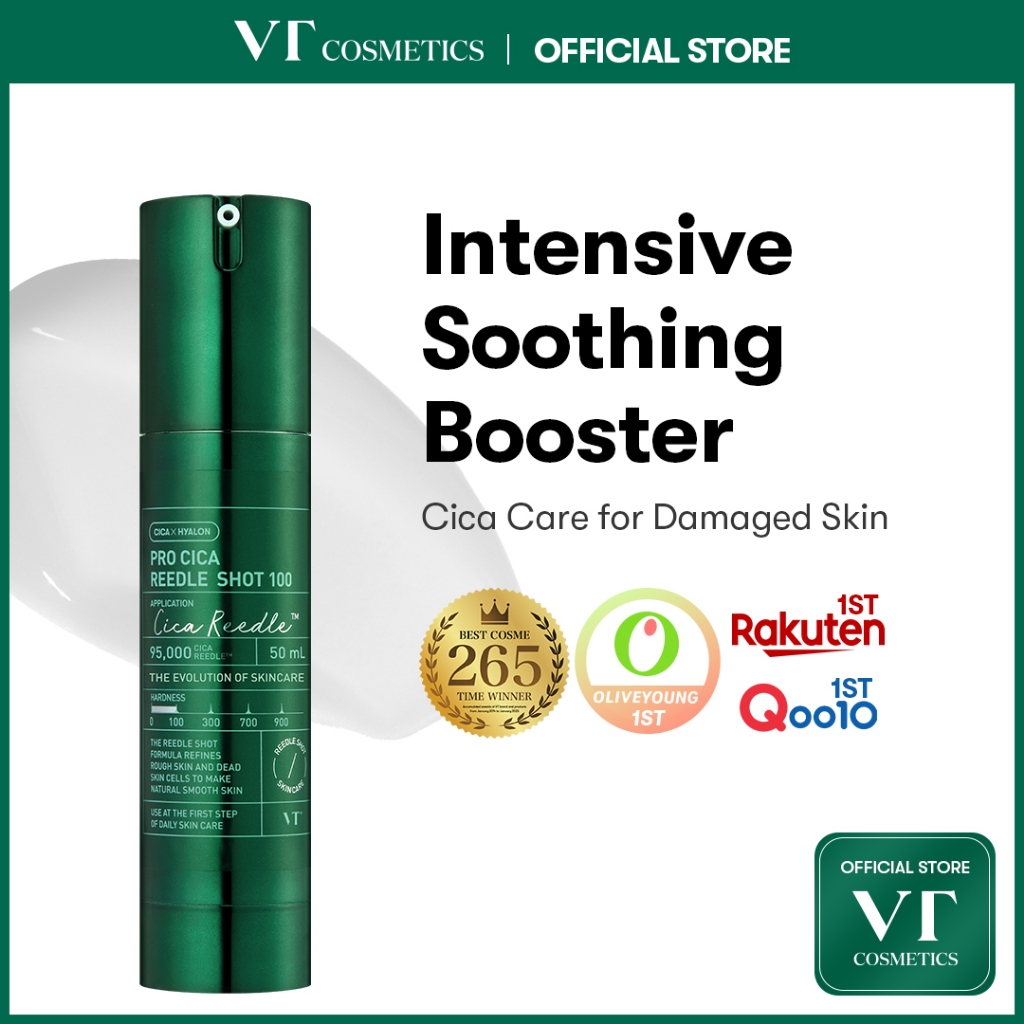 [VT] PRO-CICA REEDLE SHOT 100/300/700 Skin Turn Over Improvement, Acne Care, Skin Boosting ...