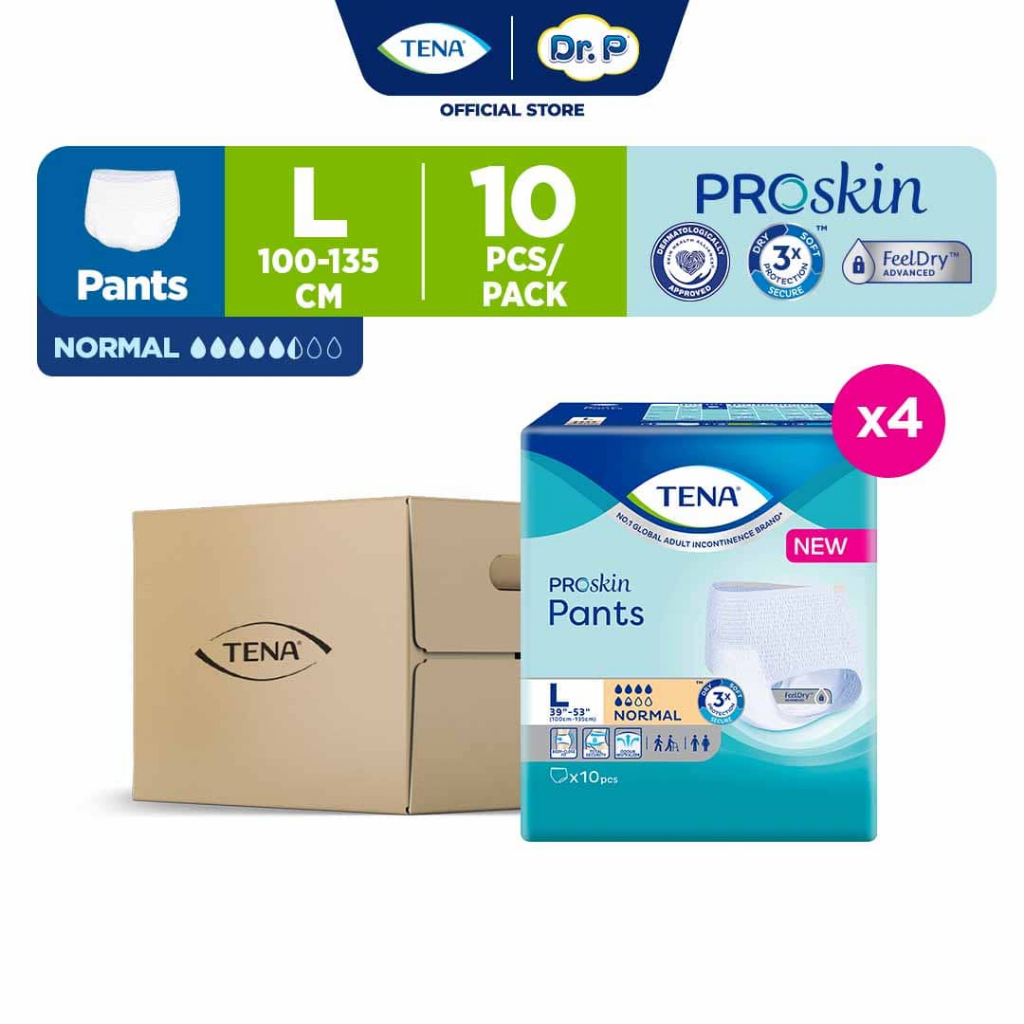 Tena PROskin Pants Normal Adult Diapers M/L/XL Size | Shopee Singapore