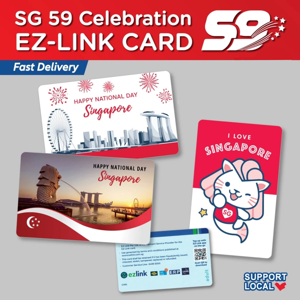 SG 59 Celebration EZ Link Card Gift | Shopee Singapore
