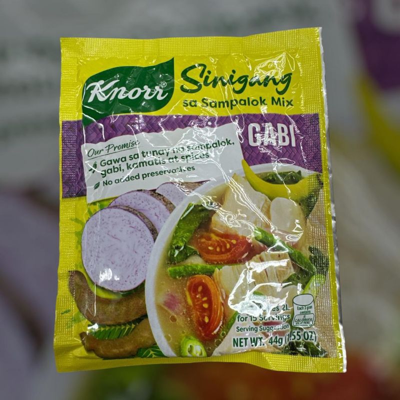 2 pcs. Knorr Sinigang sa Sampalok Mix Gabi 44g | Shopee Singapore