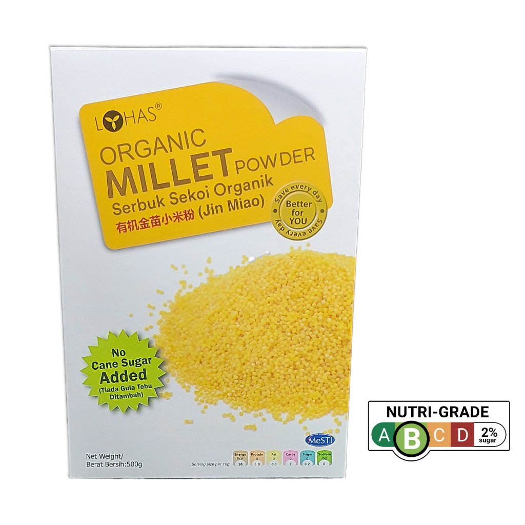 Lohas Organic Millet Powder 500g (Taste Original) | Shopee Singapore