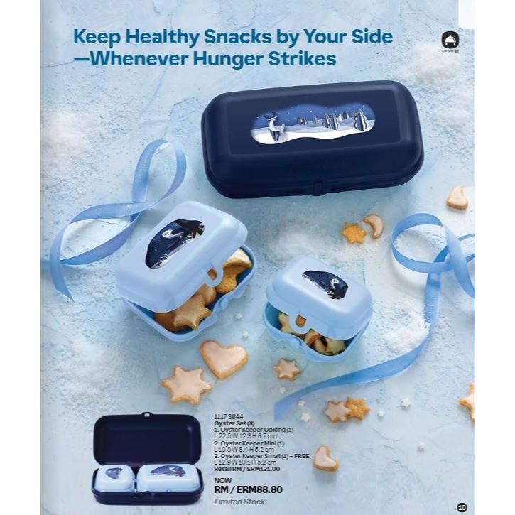 Tupperware Oyster Set (3pcs) | Shopee Singapore