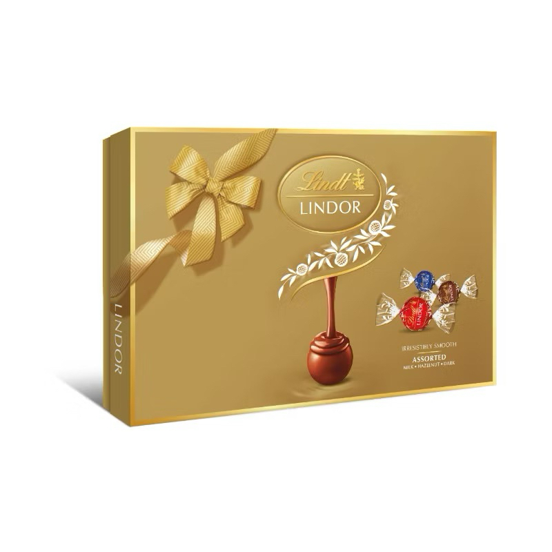 Lindt Lindor Assorted Chocolate Truffles Tin 450g - Perfect for Sharing ...