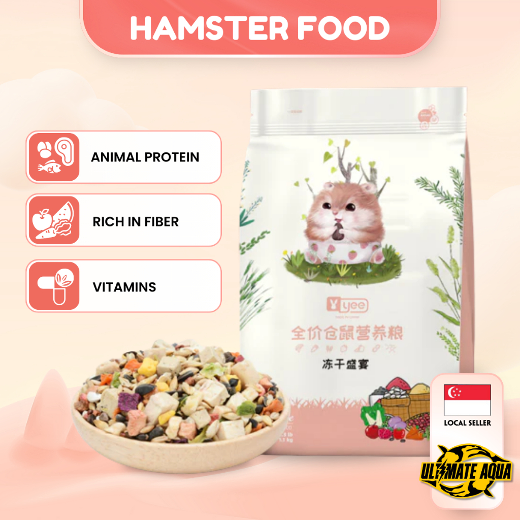 YEE Hamster Food, Dry Food Grains, Rich In Animal Protein, Easy To ...