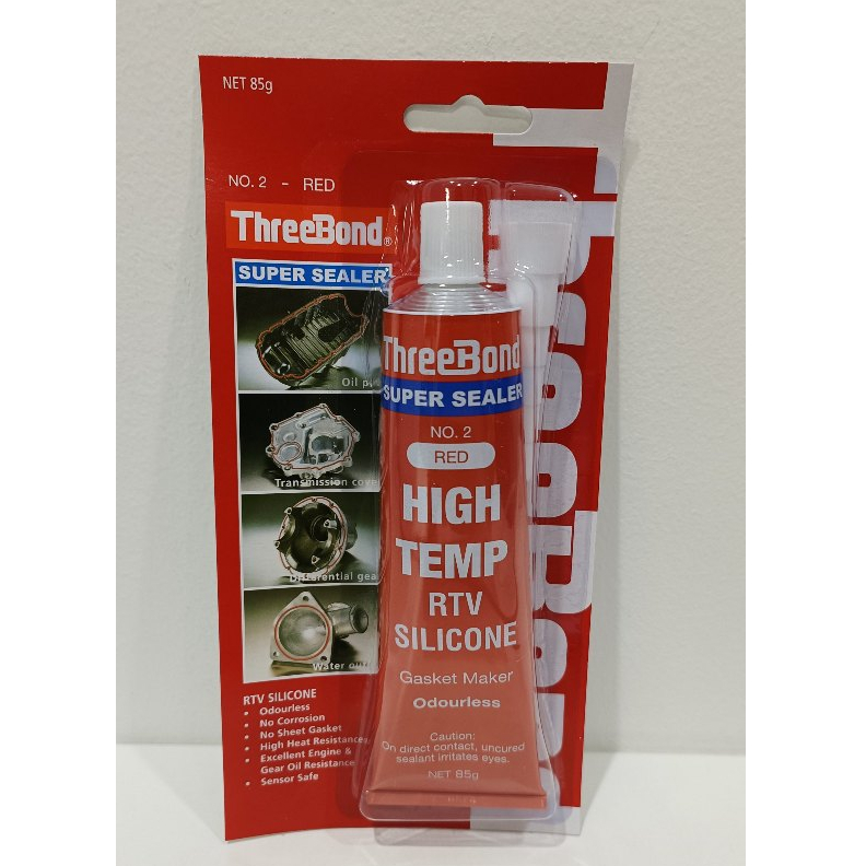 Threebond Super Sealer RTV Silicone Red 85g 12S2RJ (No.2) | Shopee ...