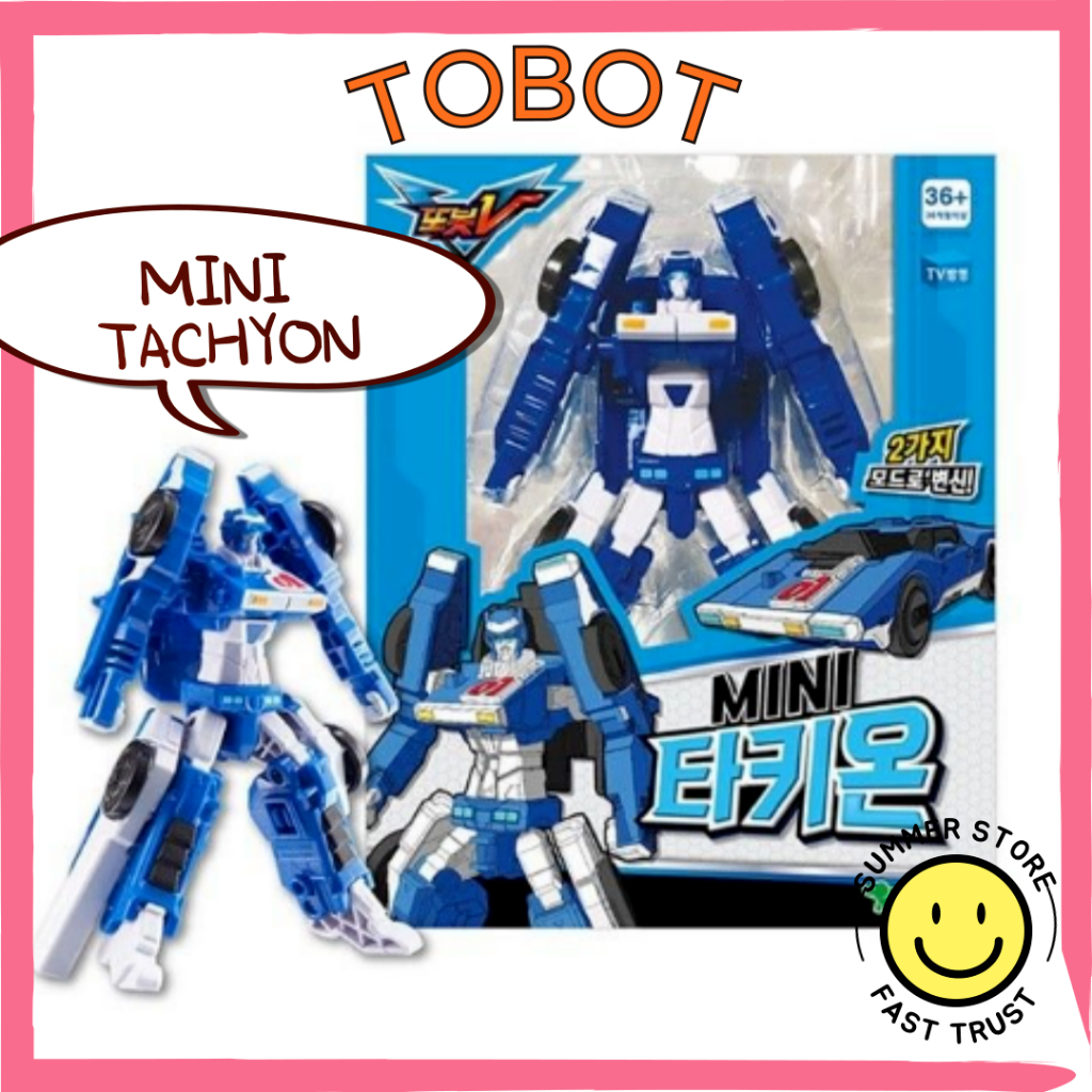 [TOBOT] Tobot V Mini TACHYON Transformer Robot Toy Figure vehicle ...