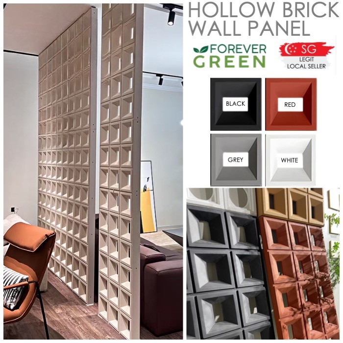 PU DOUBLE SIDED HOLLOW BRICK PANEL Wall Panel Interior Design Entrance ...