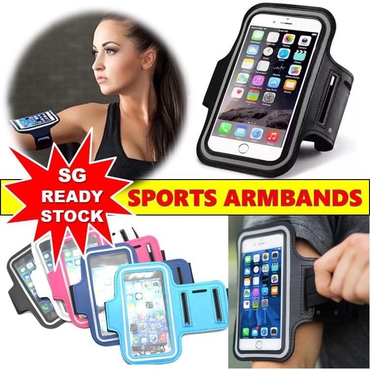 [SG READY STOCK] Sports iPhone Mobile Phone Armband Gym Running Case ...