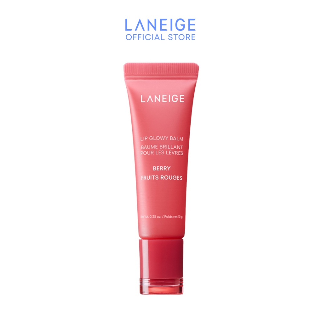 LANEIGE Lip Glowy Balm 10g (Berry, Mango, Vanilla) - Removes Flaky Skin ...