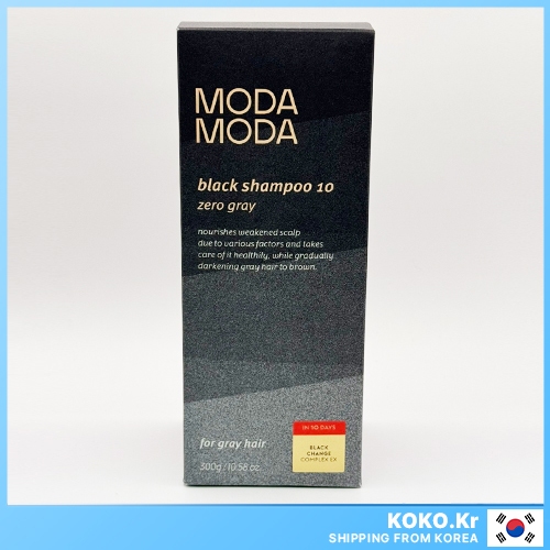 MODAMODA Zero Gray Black Shampoo 300g (NO BOX) with FREEBIES | Shopee ...