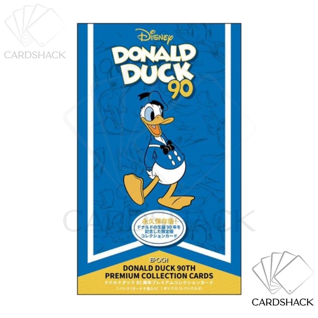 Disney EPOCH Donald Duck 90th Anniversary Premium Collection Cards ...