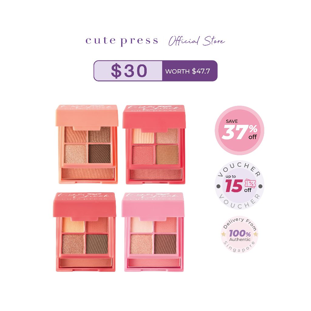 Cute Press Eye and Cheek Mini Palette Set | Shopee Singapore