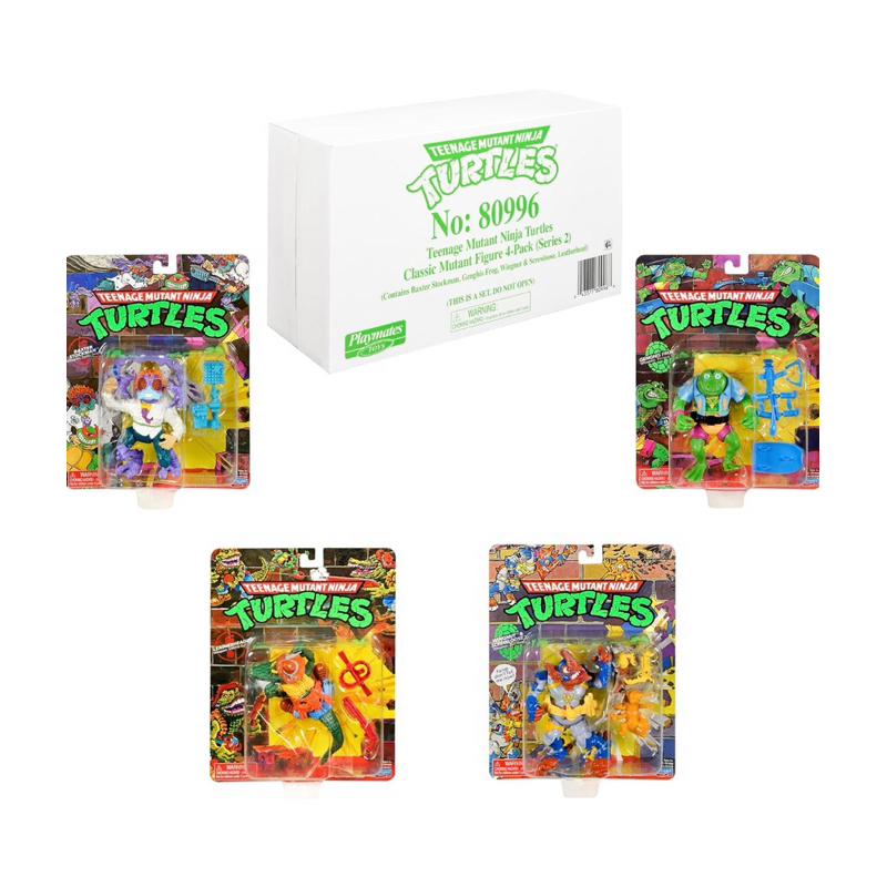 Tmnt Teenage Mutant Ninja Turtles: Classic 4" Mutant 4-Pack Figure ...
