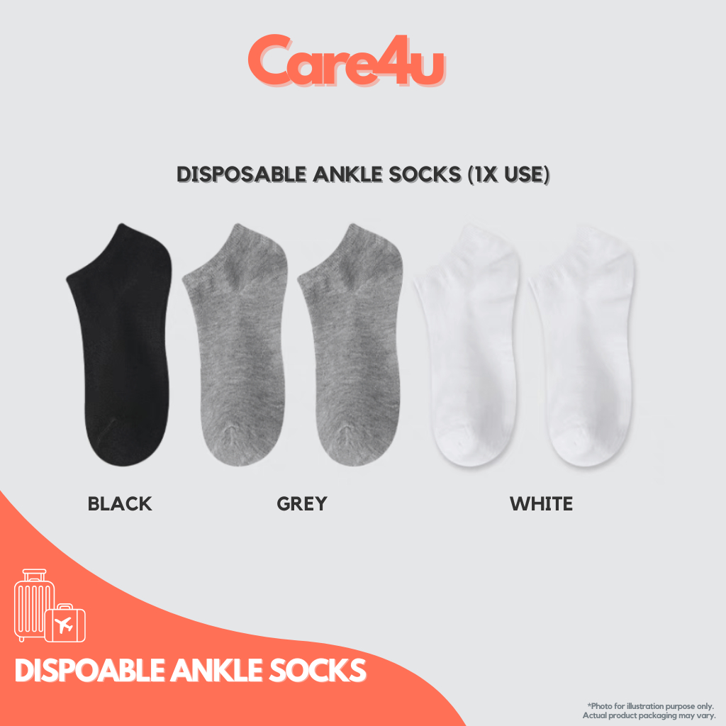 Disposable Socks Ankle/Mid Travel Holiday Men Women Cotton comfort ...