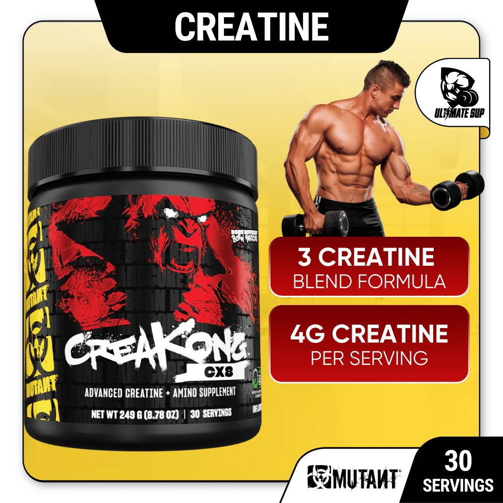 Mutant CREAKONG CX8, Creatine Monohydrate + Amino Acid Supplement ...