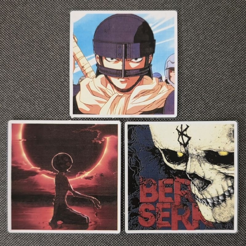 Berserk Guts, Griffith Anime Sticker Set A29 Custom Motorcycle/Laptop ...
