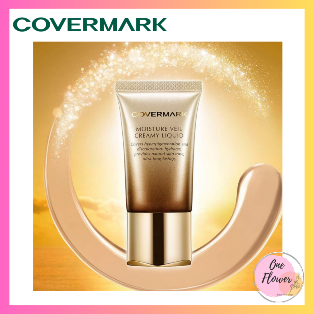 【COVERMARK】Moisture Veil Creamy Liquid (Foundation) Brightens skin/ Gives a glossy finish ...