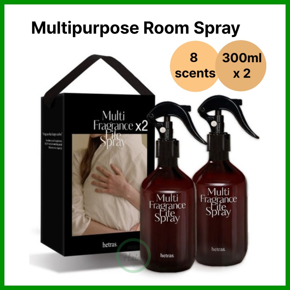 KOREA 🇰🇷 1+1 Hetras Room Spray 300ml x 2ea (Hetras Multipurpose Room Spray) | Shopee Singapore