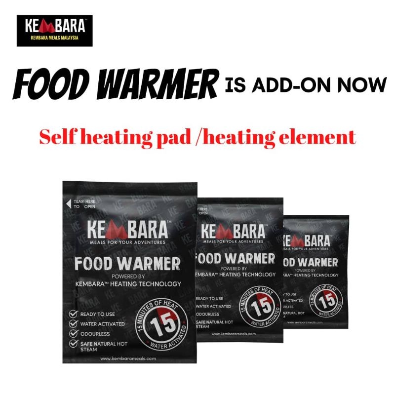 Kembara Food Warmer - Self Heating Technology For Ready To Eat Meals ...