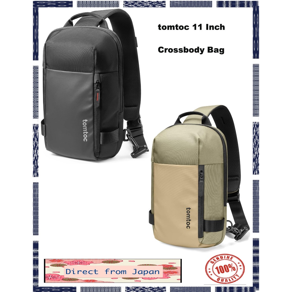 tomtoc Crossbody Bag 11 Inch Large Capacity, One Shoulder Bag Direct ...