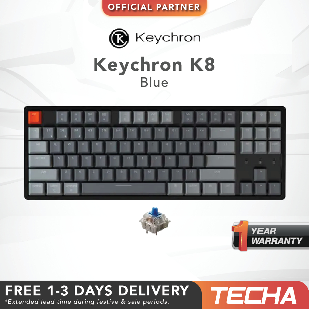 [FAST SHIP] Keychron K8 87- key Versatile Tenkeyless Wireless ...