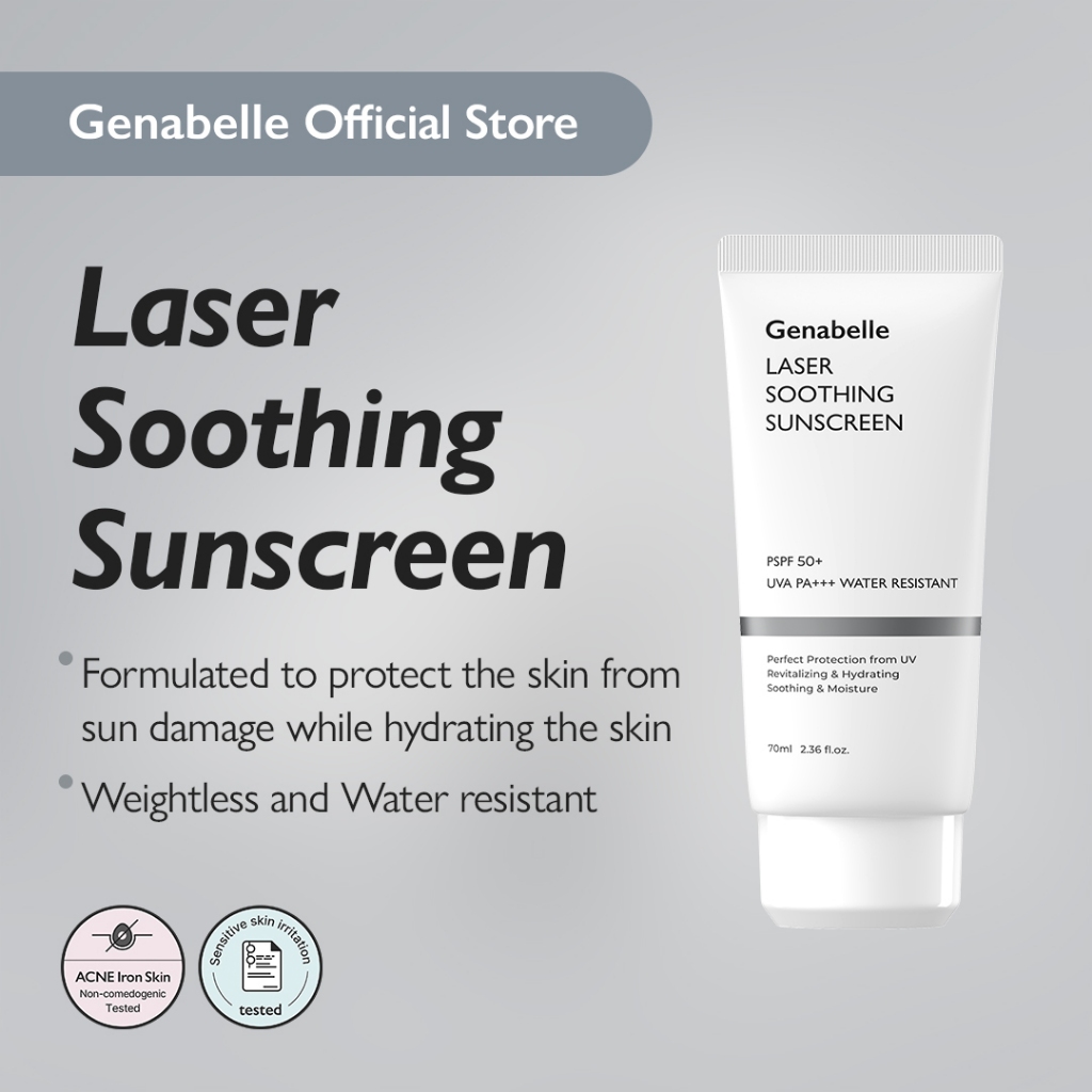 Genabelle Laser Soothing Sunscreen 70ml | Shopee Singapore