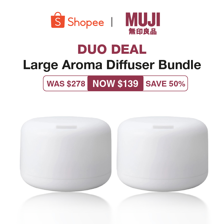 [5.5 Exclusive] (1-FOR-1) MUJI Large Aroma Diffuser Bundle ( Total 2 ...