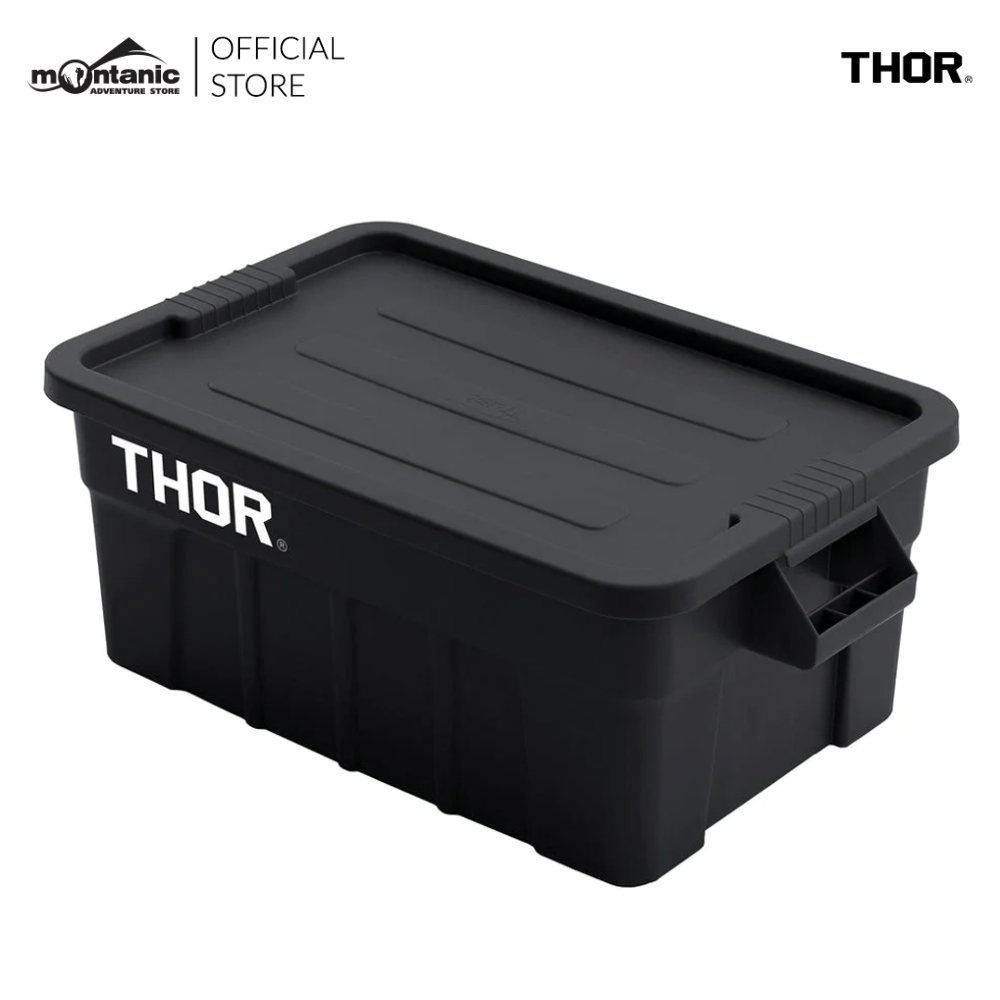 Thor Storage Box 53L with Lid Stackable Durable Plastic Food Safe ...