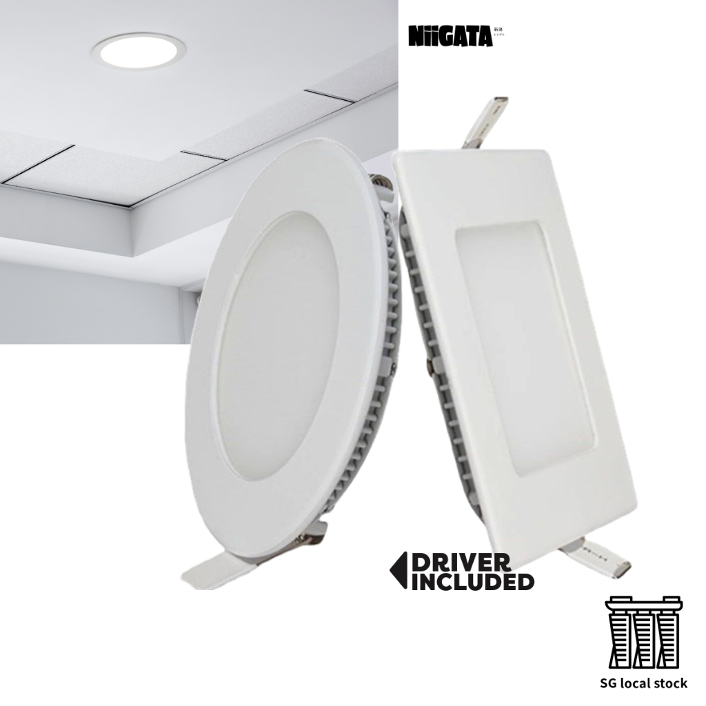 Slim Recessed LED Downlight 6W/9W/12W/ Panel Light Ceiling Light With ...