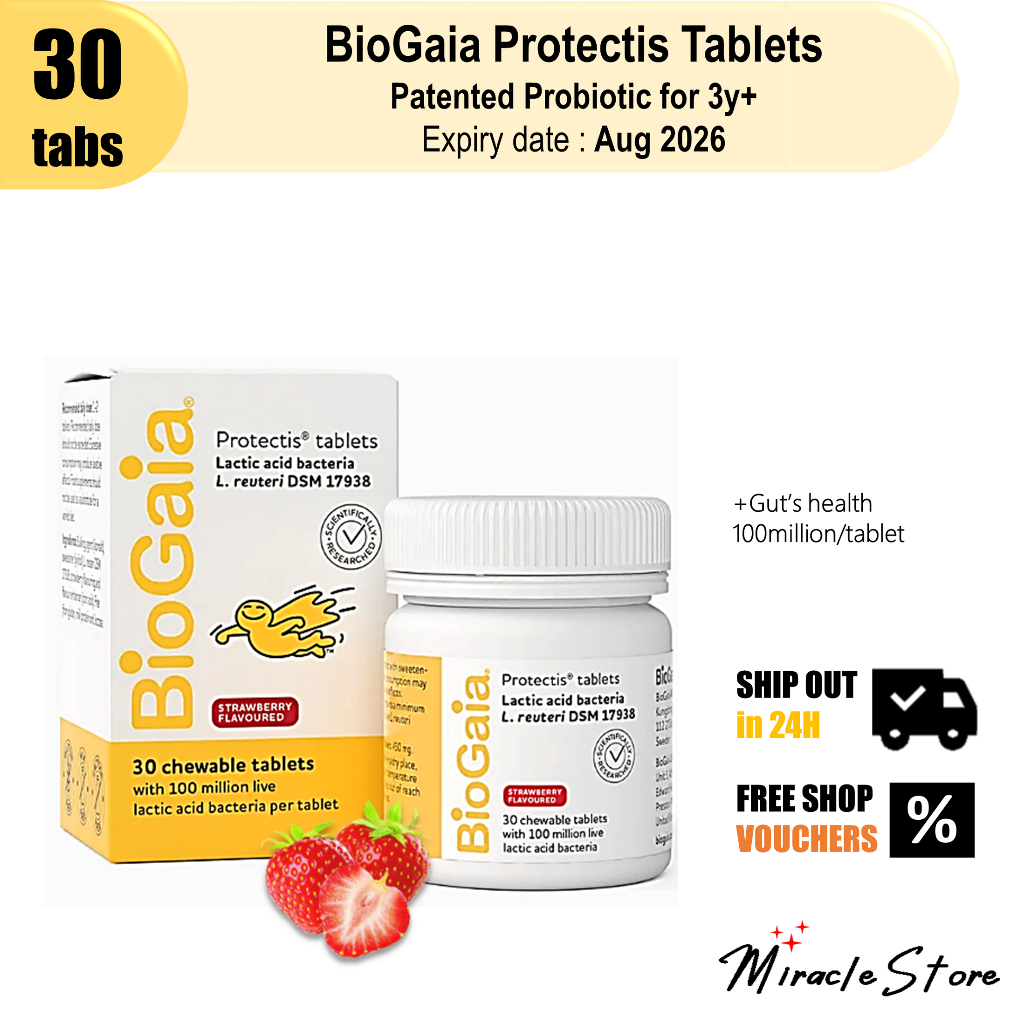 BioGaia Protectis Tablets For Kids 30Tabs | Shopee Singapore