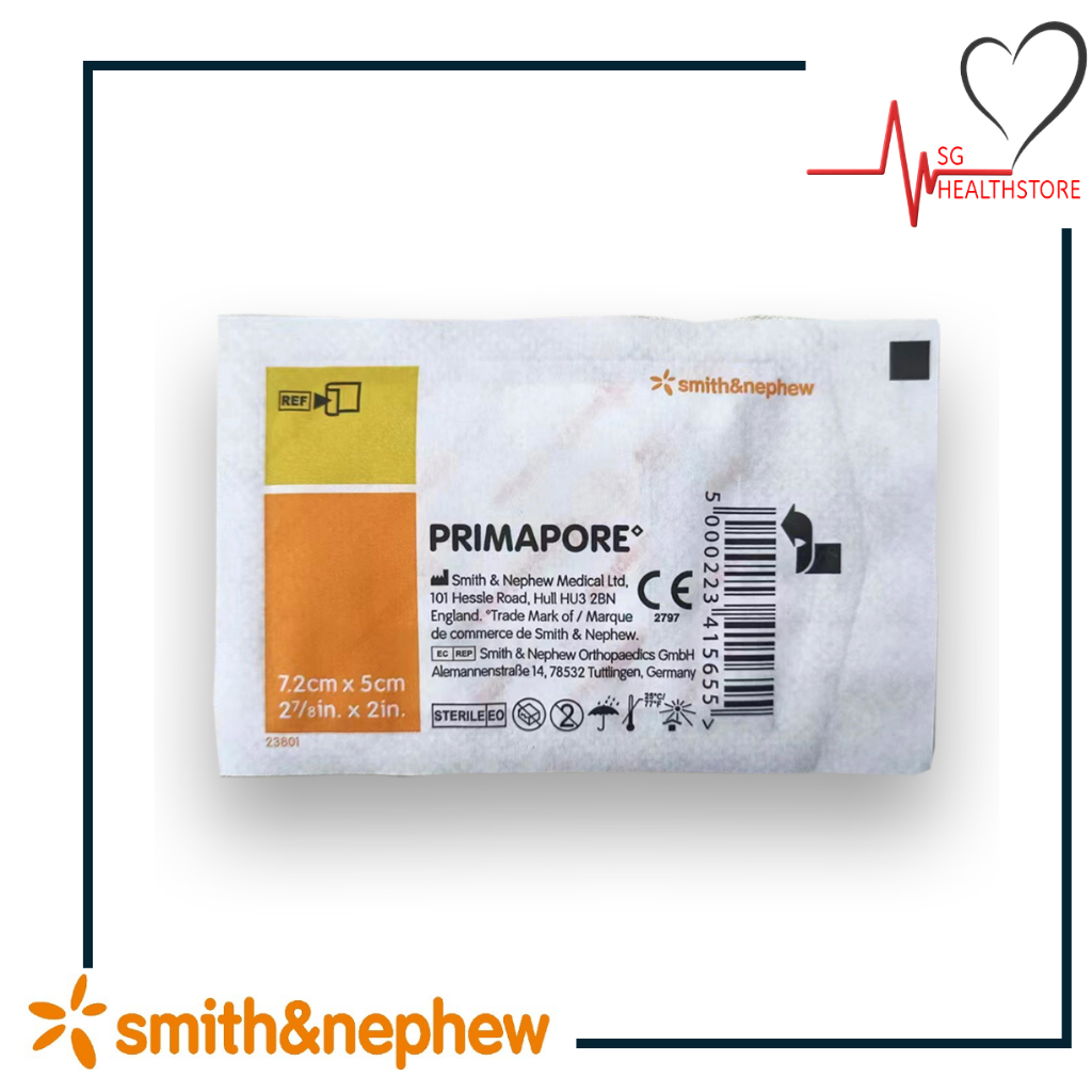 Smith & Nephew Primapore Adhesive Wound Dressing 7.2x5cm | Shopee Singapore