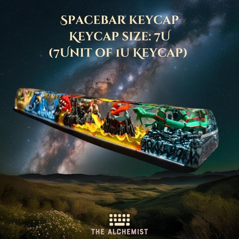 [SG Local Ready Stock] LEGENDARY POKÉMON SPACEBAR | Resin Artisan ...