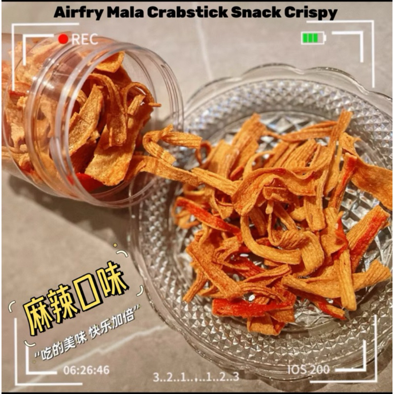 {SG Local} Airfry Mala Crab-stick Snack Crispy Handmade | Shopee Singapore