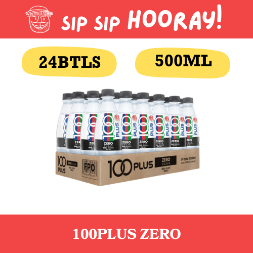 100 Plus Zero Sugar (24 x 500ml) | Shopee Singapore