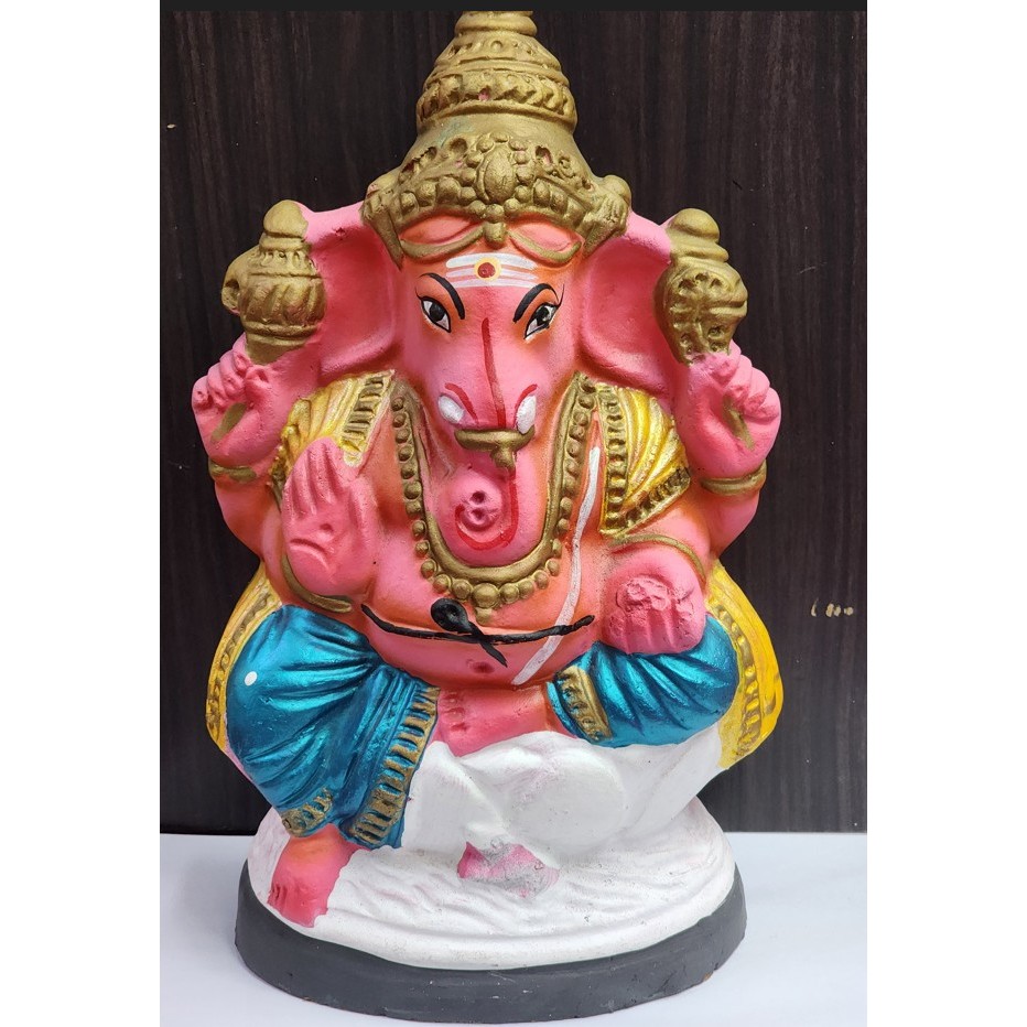 HandMade Clay Ganesha Idol (30cm) | Shopee Singapore