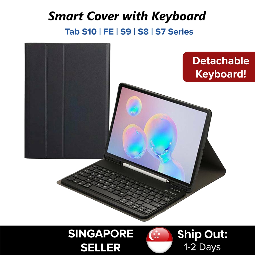 (SG) LionShield Keyboard Case Casing Cover, Compatible with Samsung Tab ...
