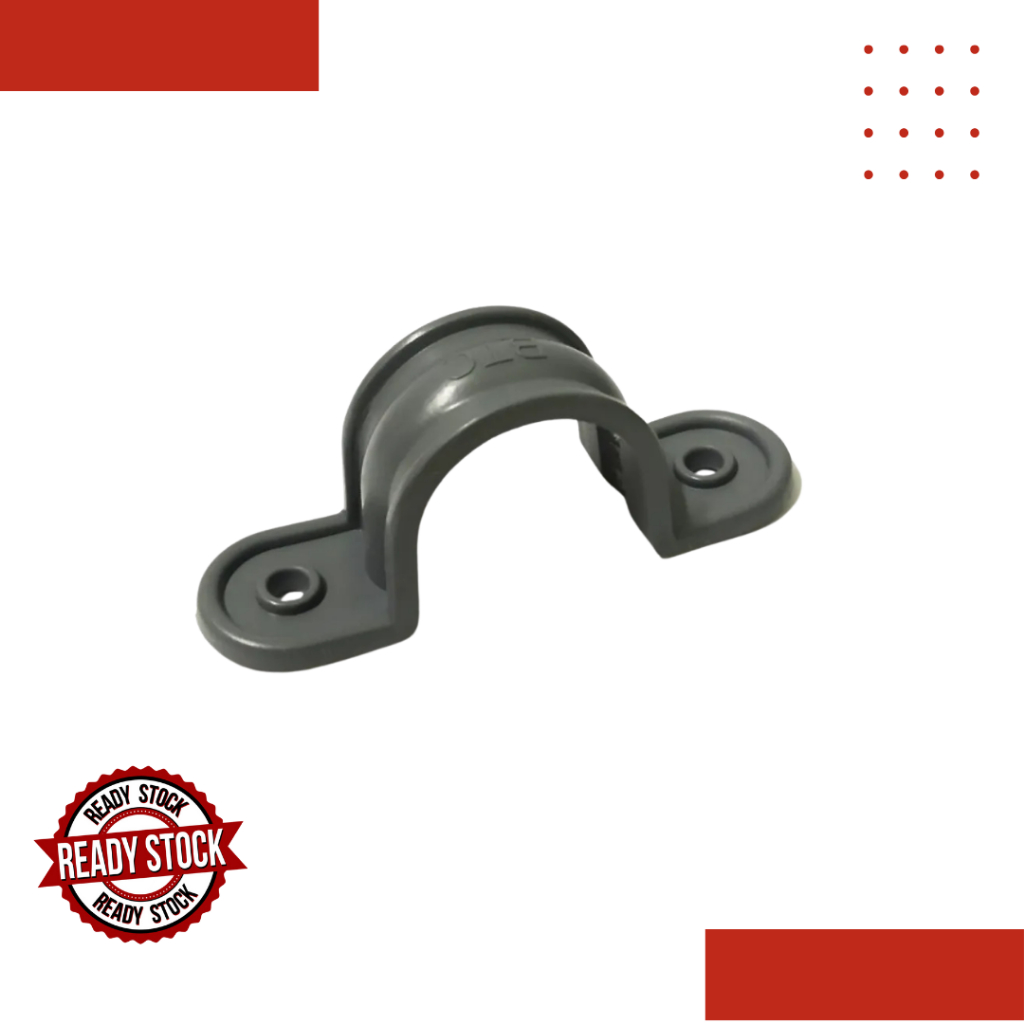 【Lelong 清仓商品】3/4" (20mm) PVC U Clip U Hose Clip Pipe Clip For Plumbing ...