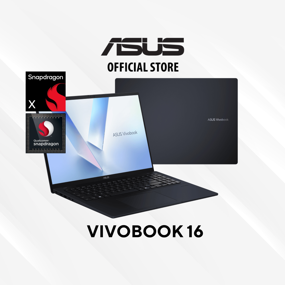 ASUS Vivobook 16 X1607QA-MB095W 16" Laptop (Snapdragon X X1 26 100 ...